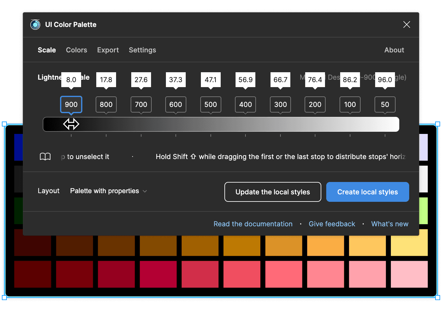 UI Color Palette