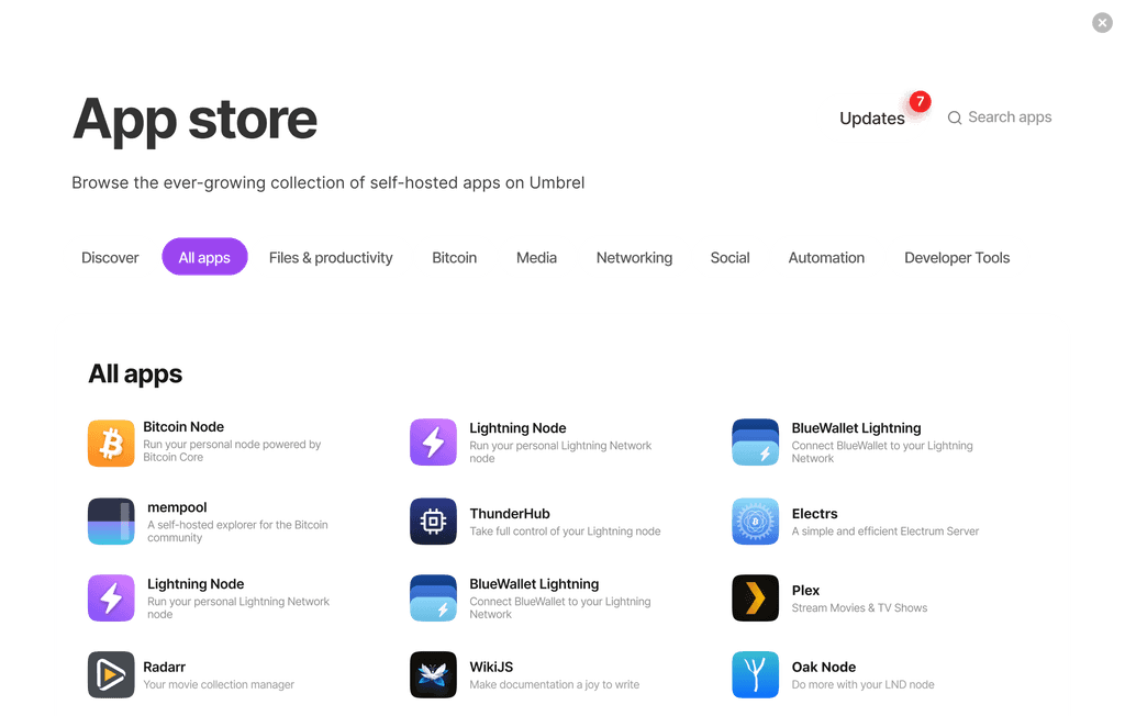 umbrelOS - An elegant OS for your home server