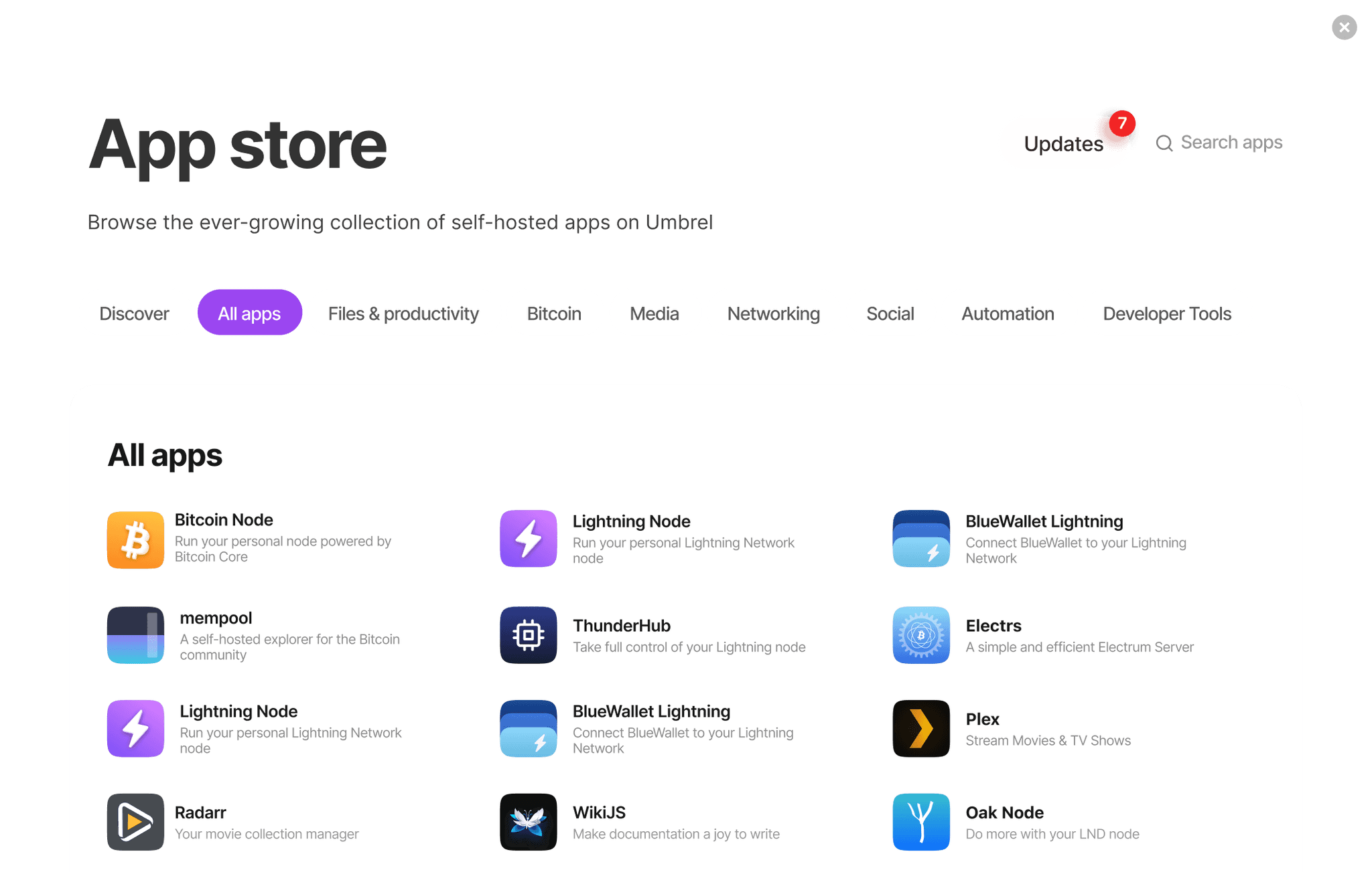 umbrelOS - An elegant OS for your home server