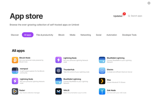 umbrelOS - An elegant OS for your home server
