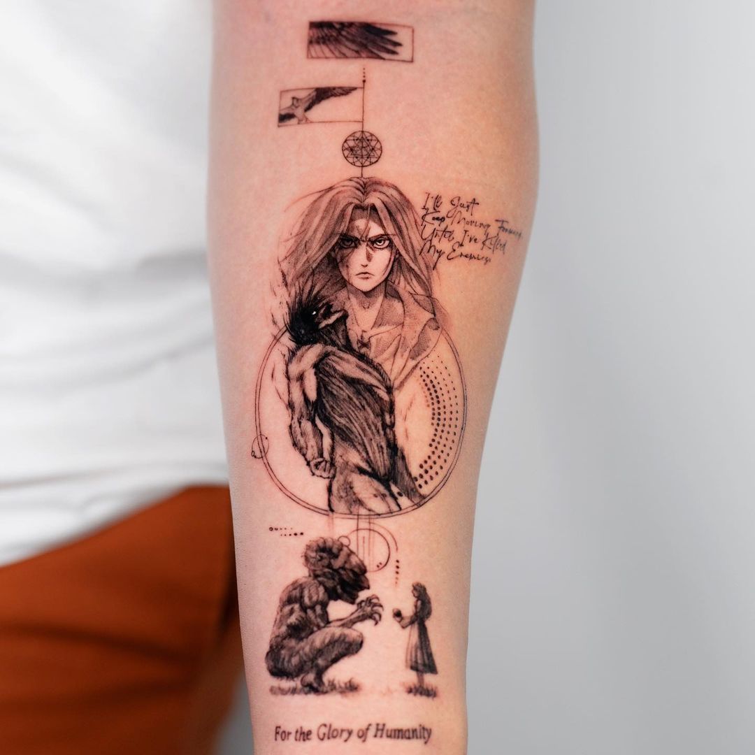 10 Best Attack on Titan Tattoos