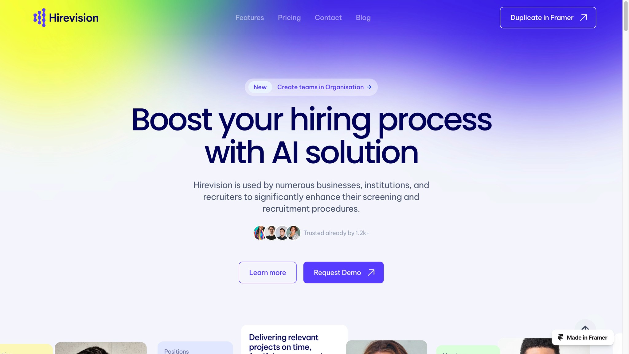 20 Free Framer Templates You Need to Download Today
