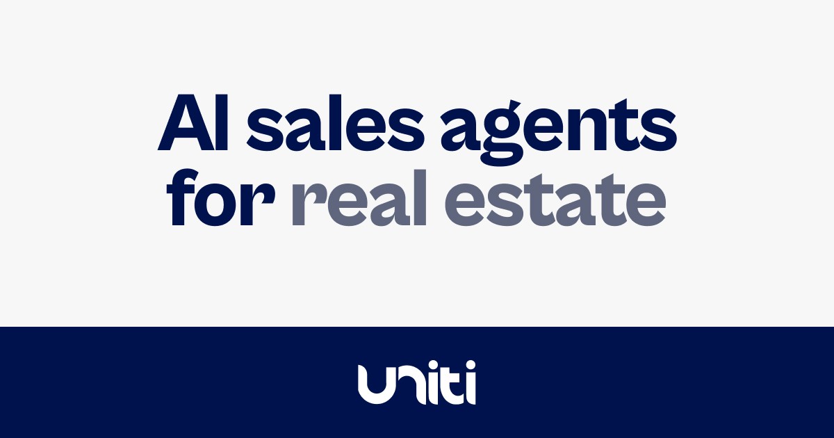Uniti AI | AI sales agents for real estate - 2x Conversions