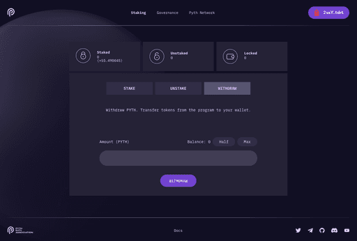 Guide to Staking PYTH Tokens for Pyth Governance - Blog - Pyth Network