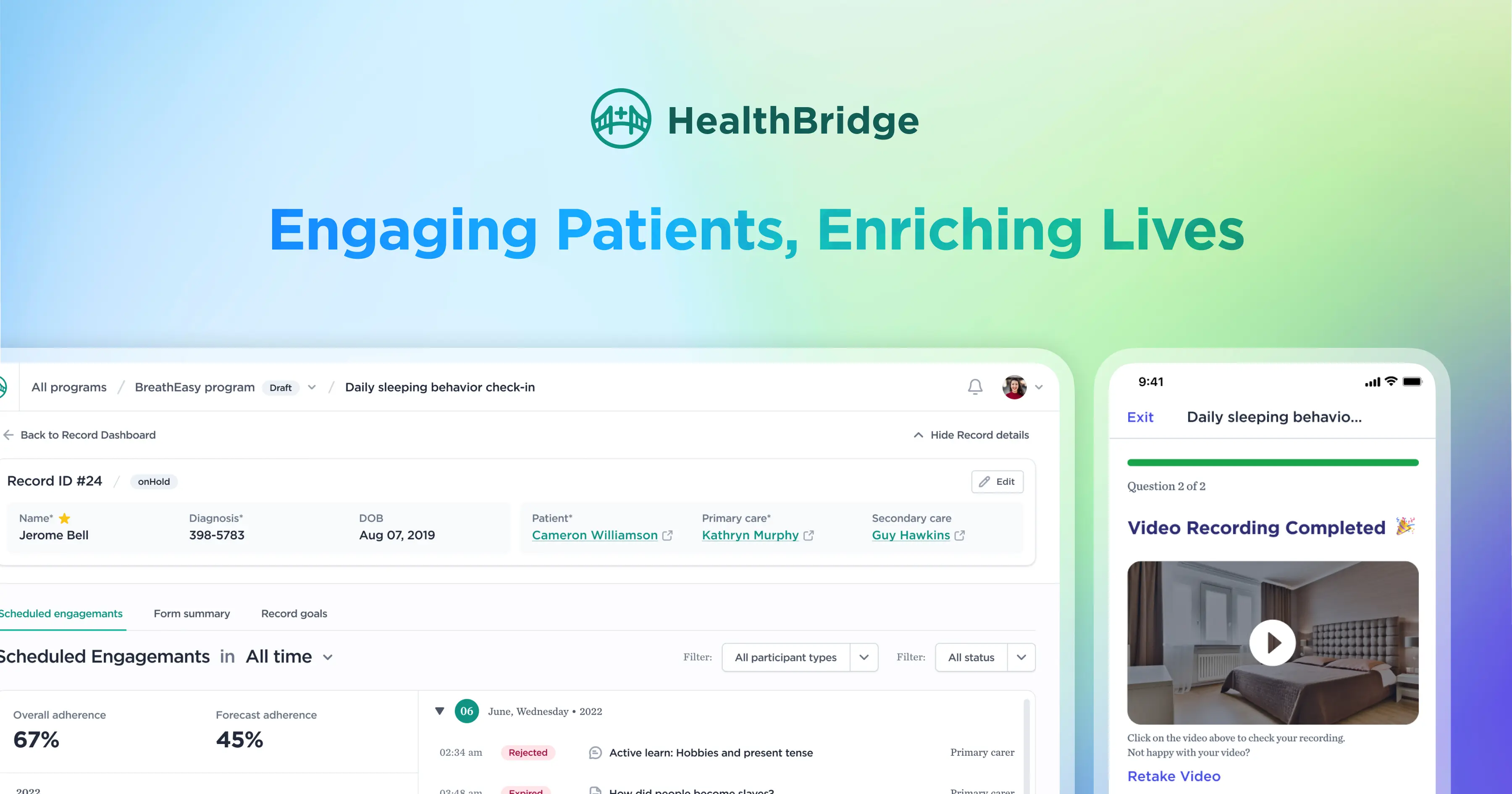 HealthBridge - MengChi's product design work