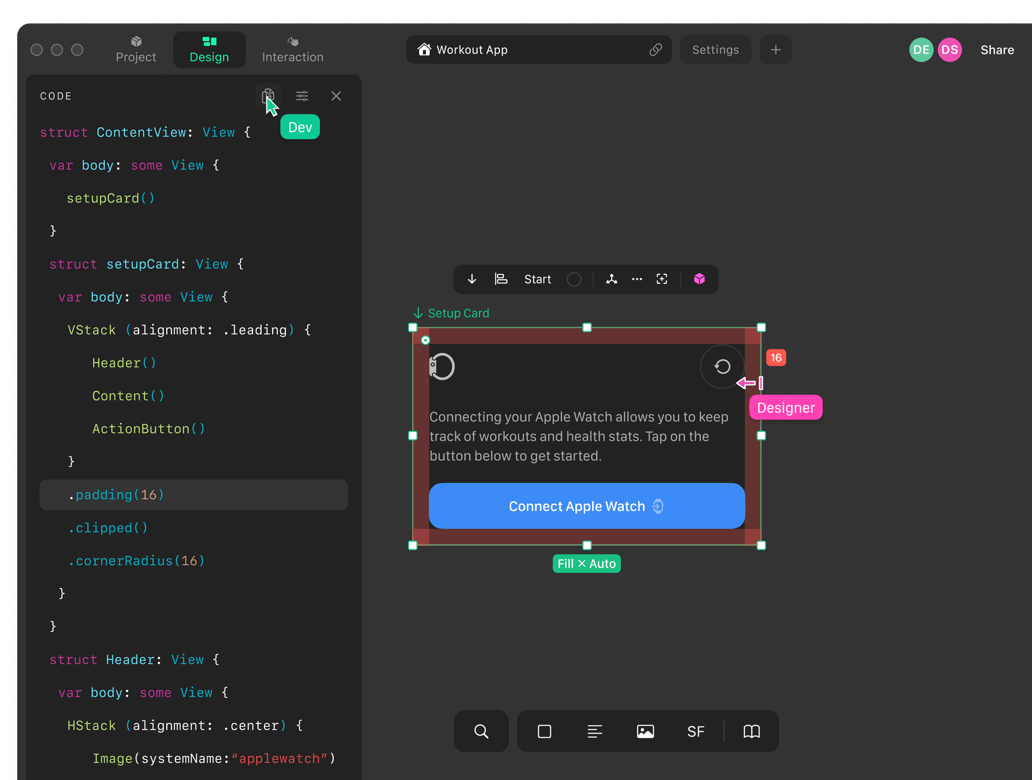 Play · Design mobile apps with the power of iOS & SwiftUI