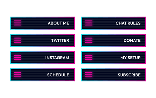 Twitch Panels - Custom Designs