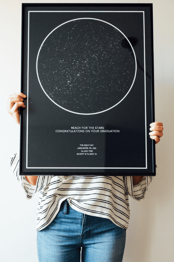 Graduation Gifts - The Night Sky - Custom Star Maps