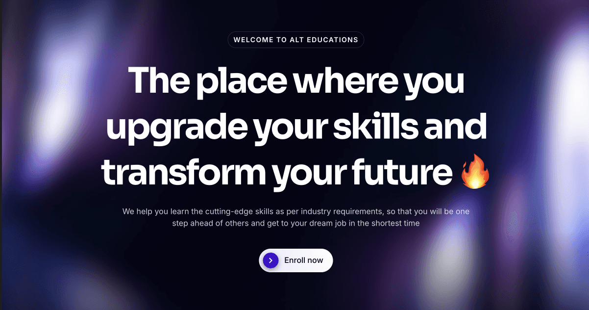 ALT Education - The last place you need to be skillfull