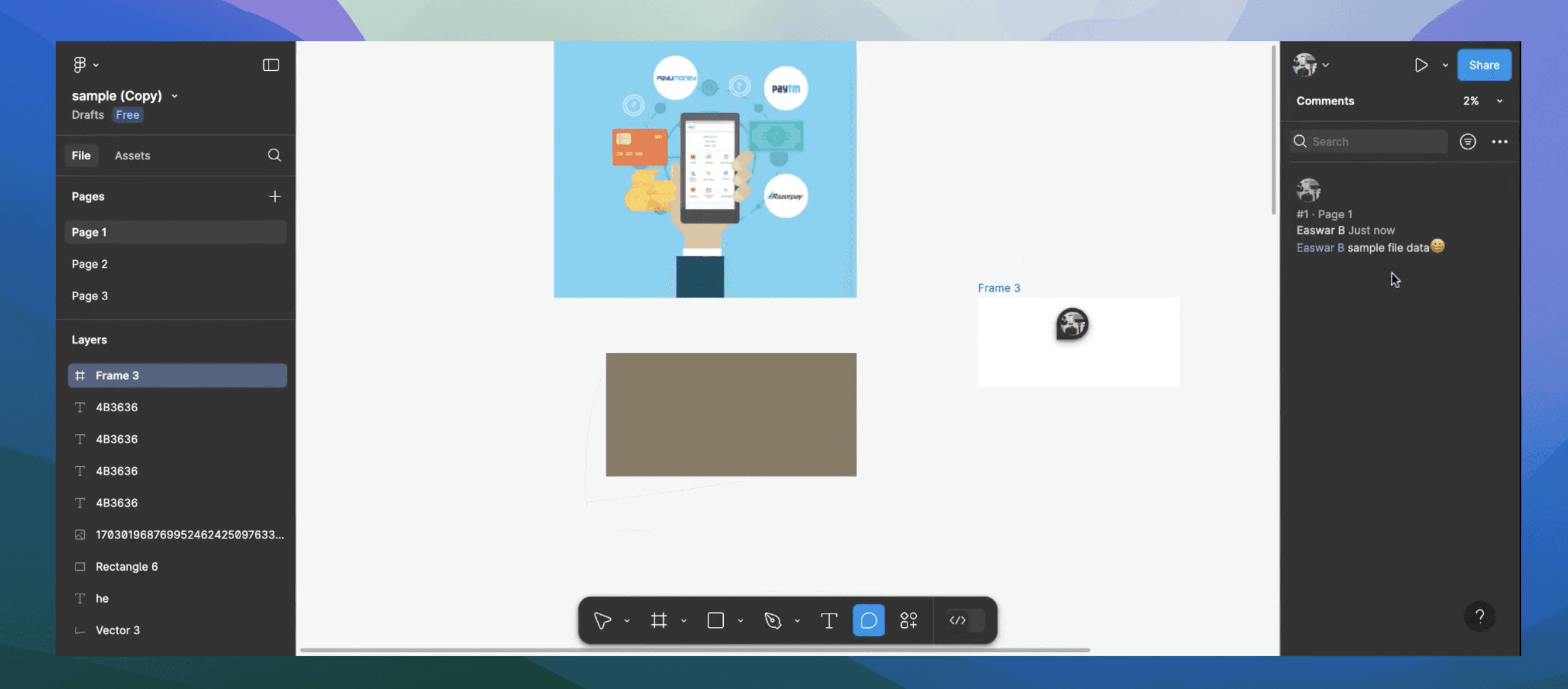 How to chat in Figma - 1 minute video guide