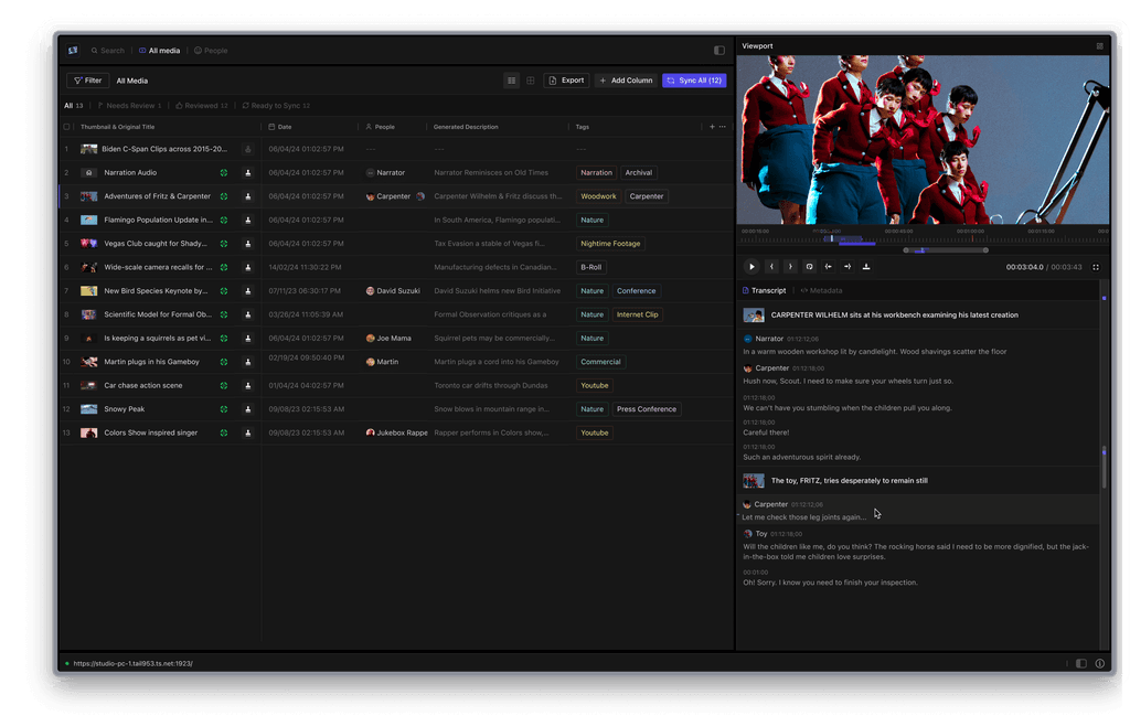 Kino AI: Search, view, & log your media