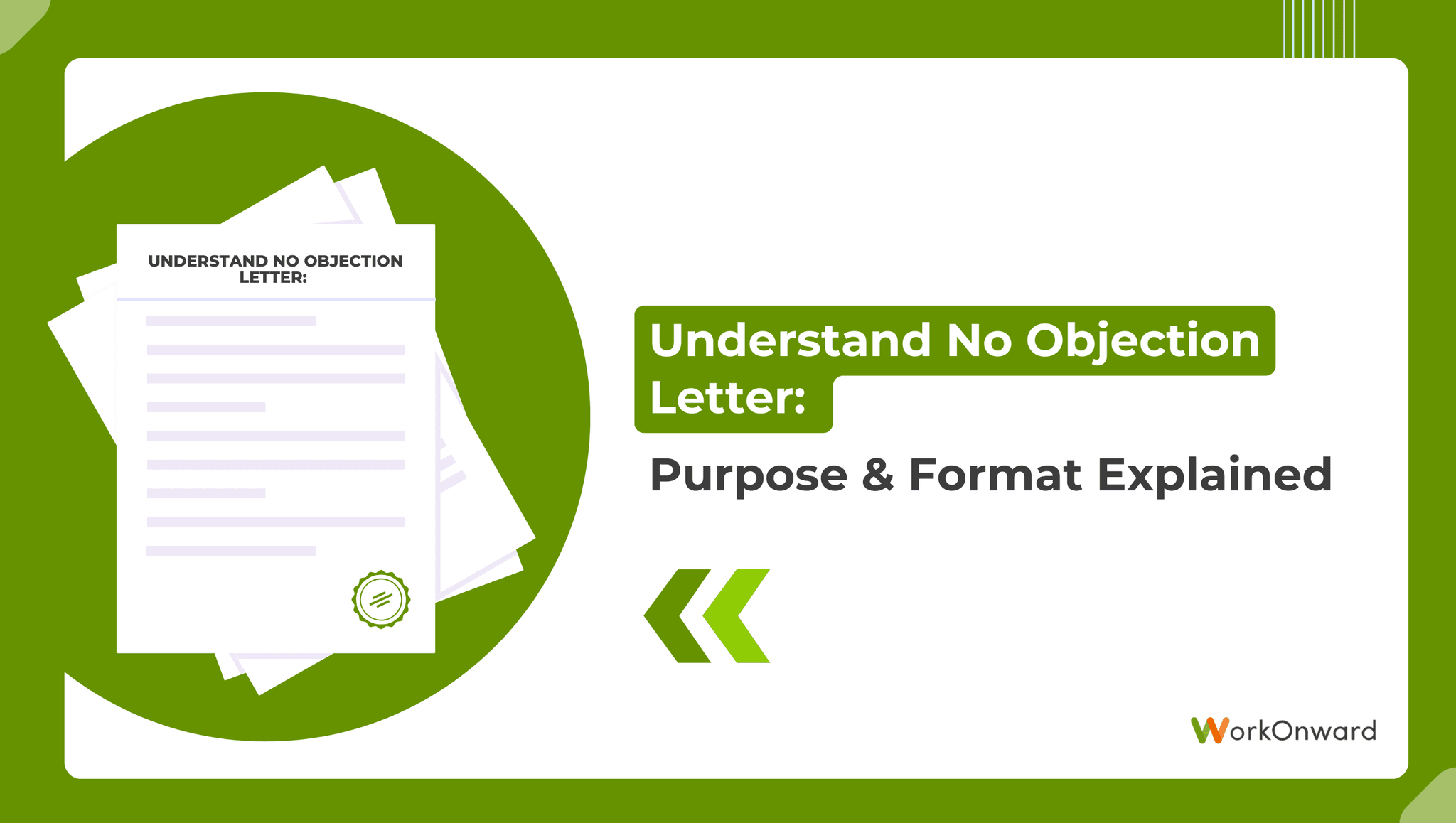 Understanding No Objection Letters: Purpose and Format Explained - WorkOnward - A Map Based ...