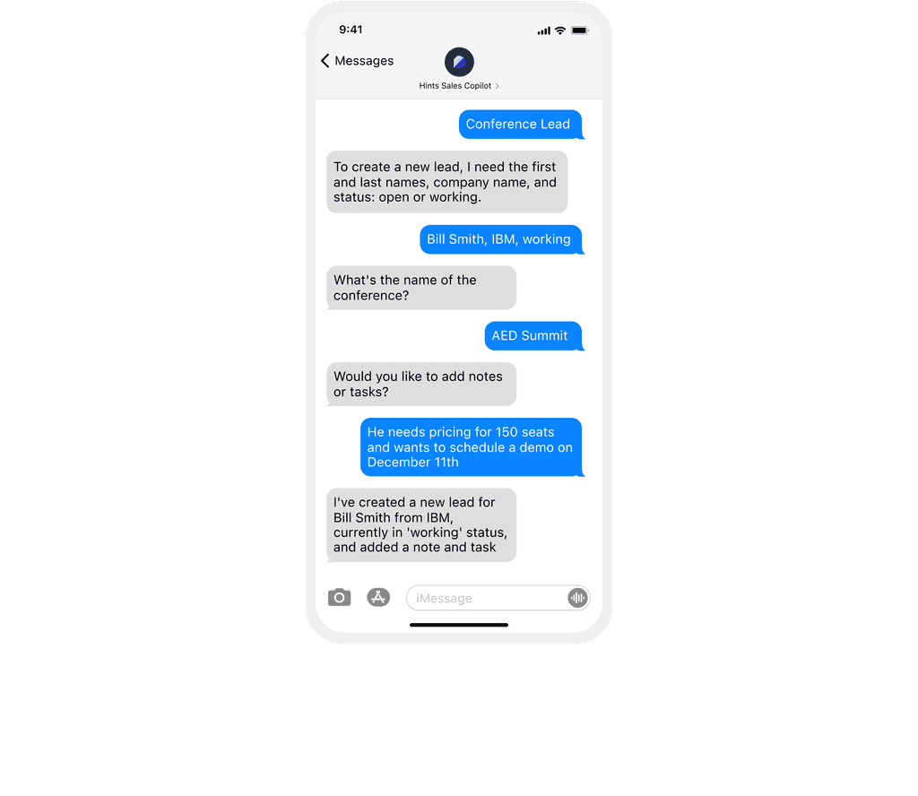 Hints Sales AI Assistant | Hints AI