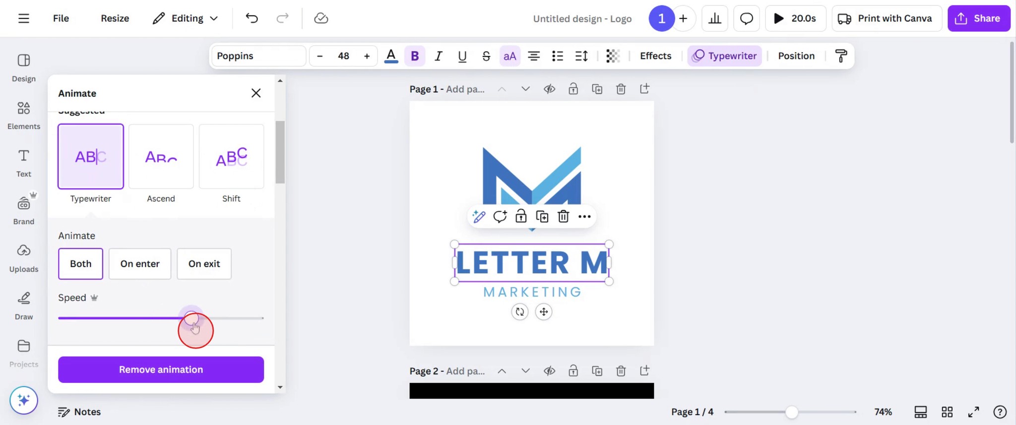 How to Time Animations in Canva – Set Custom Durations - 1 minute video guide