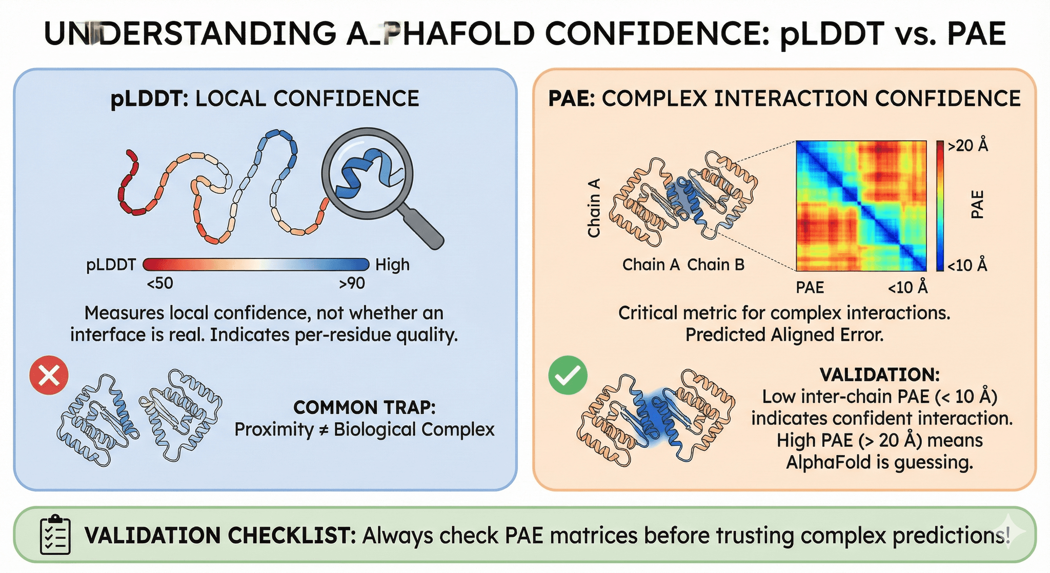 How to Interpret AlphaFold Confidence Scores for Multi-Chain Complexes ...