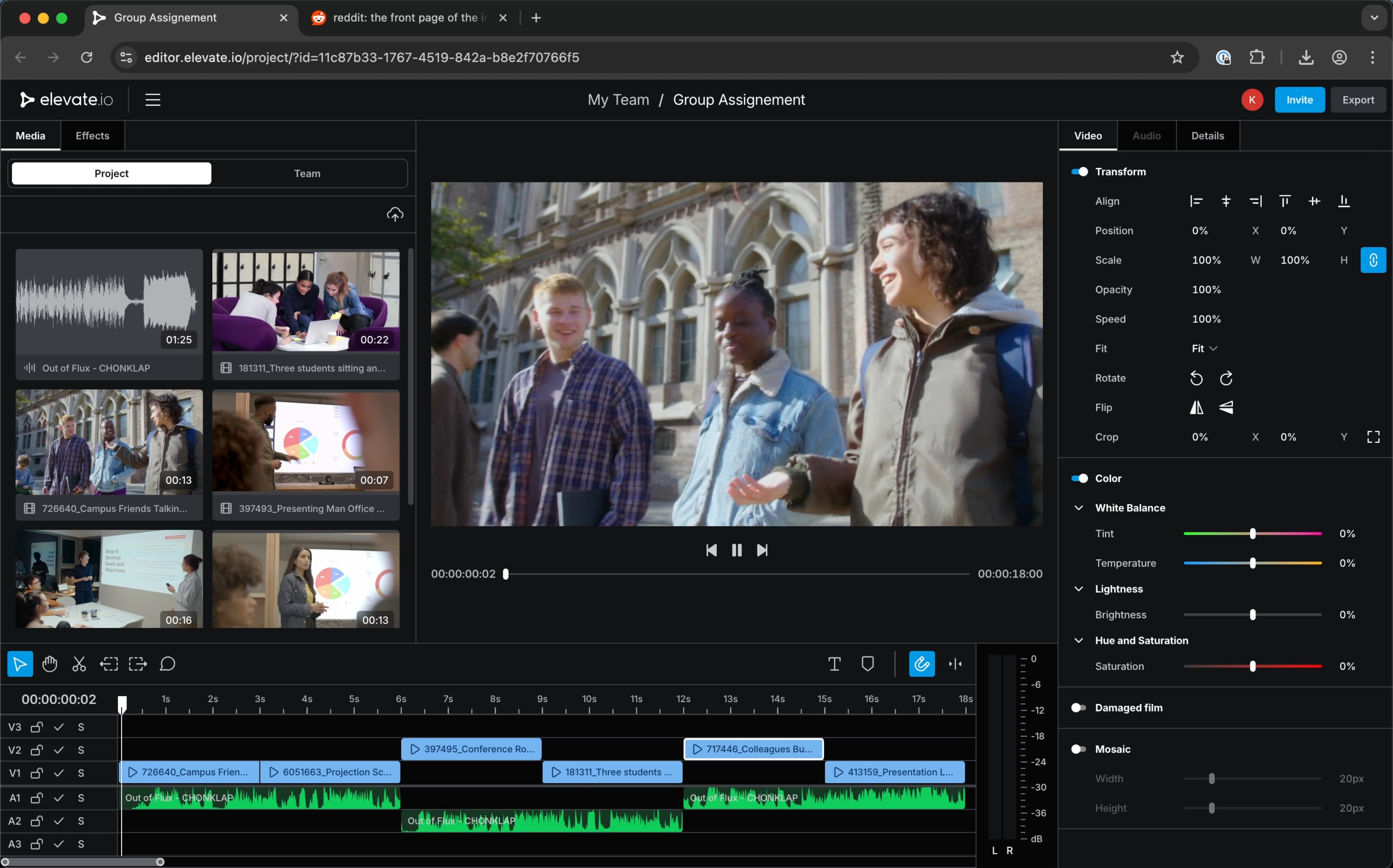 The online video editor for students | elevate.io