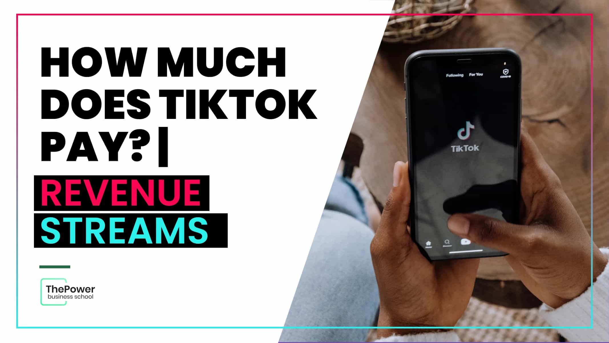 How much does TikTok pay? | Revenue streams