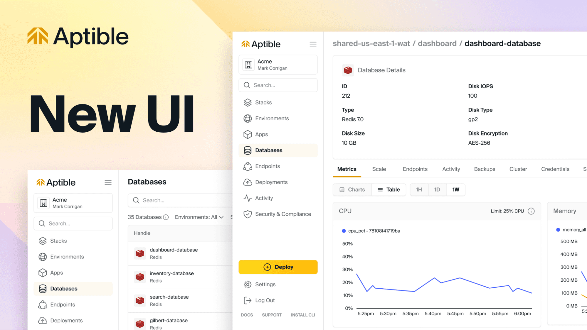 A Fresh Look at Aptible’s UI