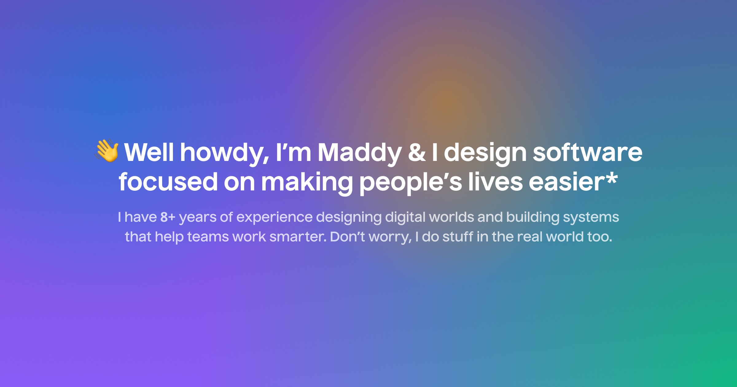 maddy product design