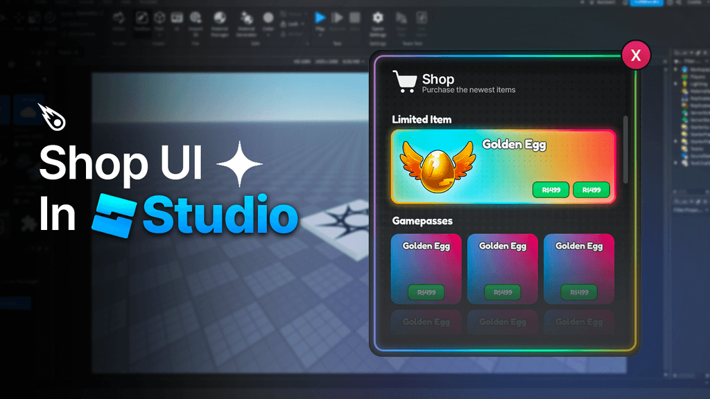How To Design a Shop UI in Roblox Studio (Tutorial)