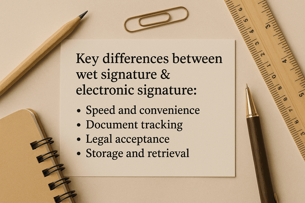 Wet Signatures: What They Are and When You Need One