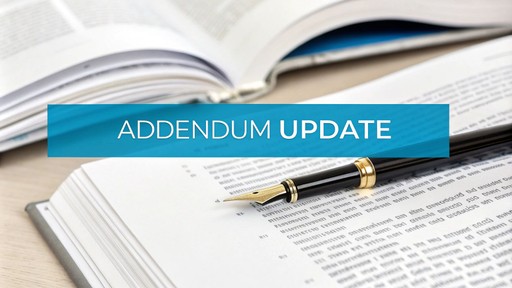 Addendum vs. Addenda: Understanding the Difference and Usage