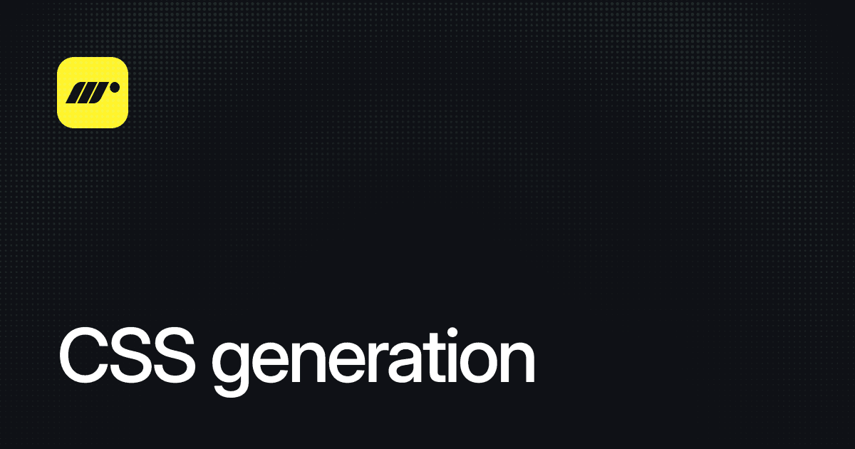 CSS animation generation — CSS springs | Motion