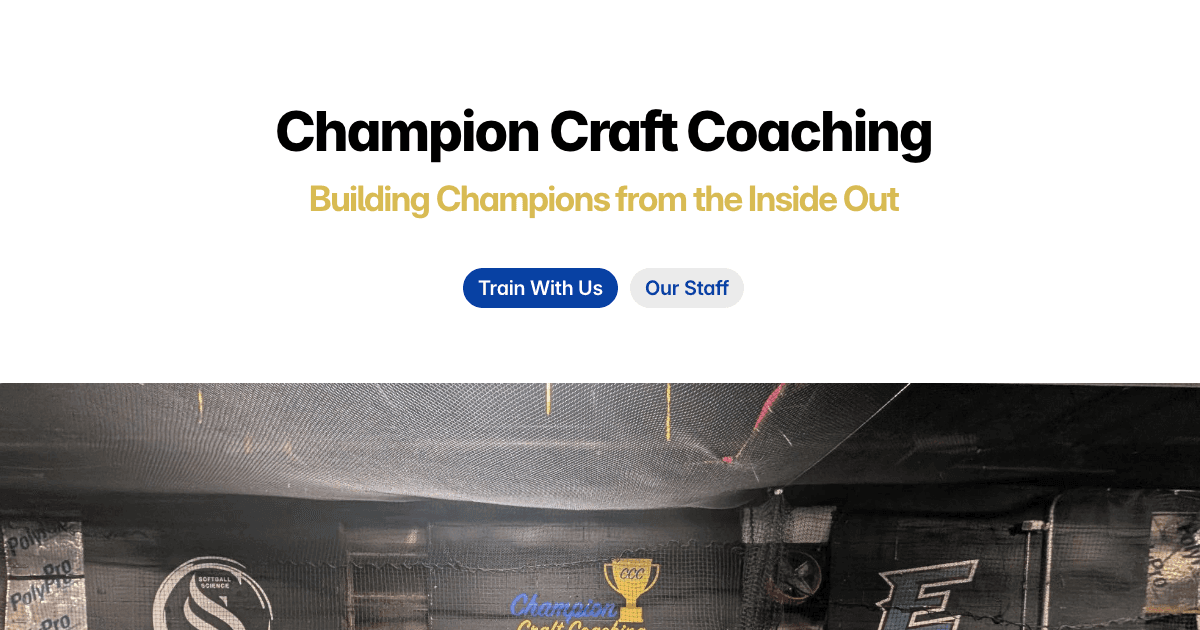 Champion Craft Coaching