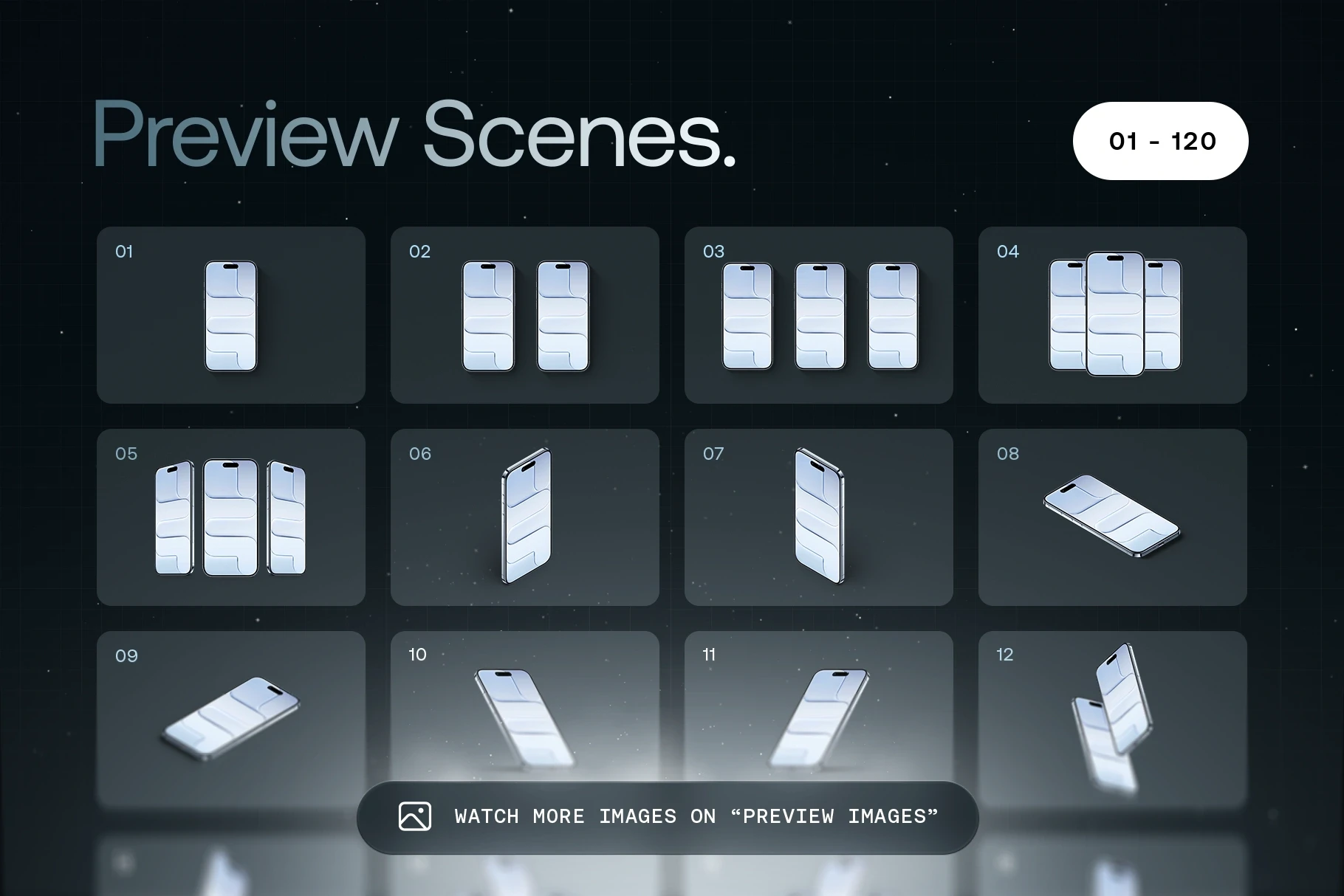 iPhone 17 Bundle - 120 Mockups Scenes | Asylab