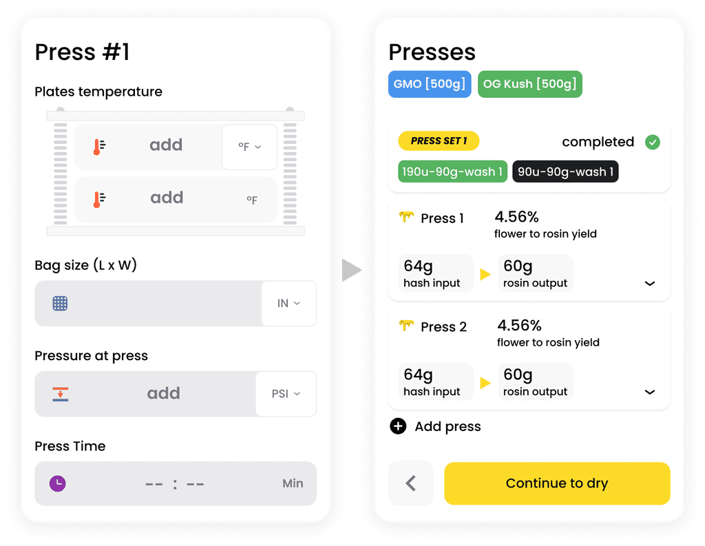 Hashy - Data tracking tools for hash makers