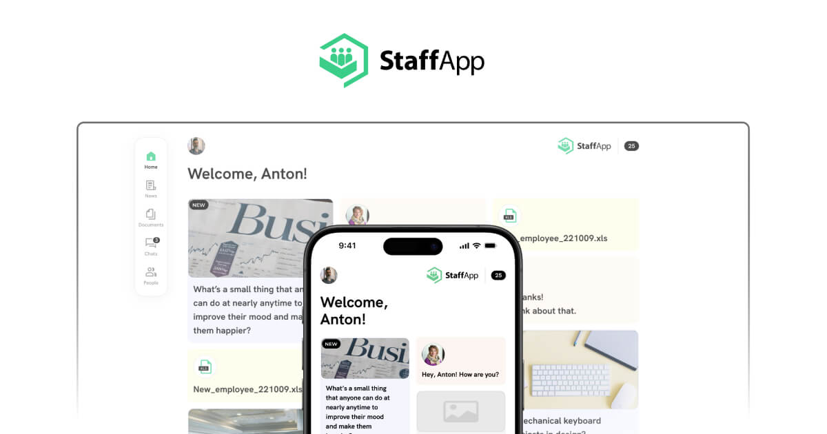 StaffApp — Schweizer Messenger Dienst für Unternehmen