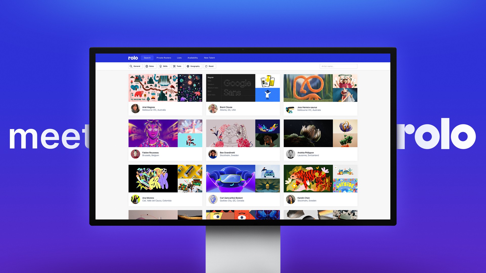 Rolo: Discover, Organize and Connect with the Best Artists on Earth