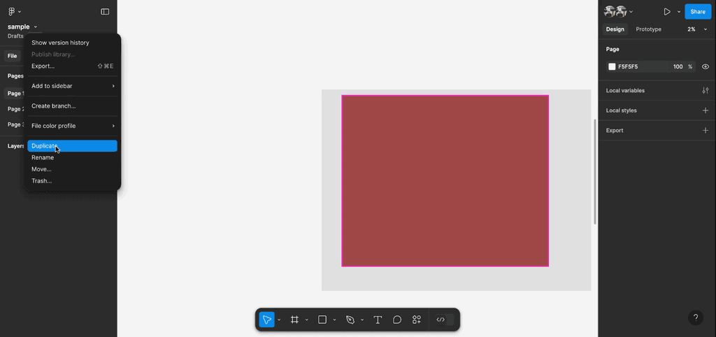 How to Duplicate a File in Figma – Quick Guide for Beginners - 1 minute ...