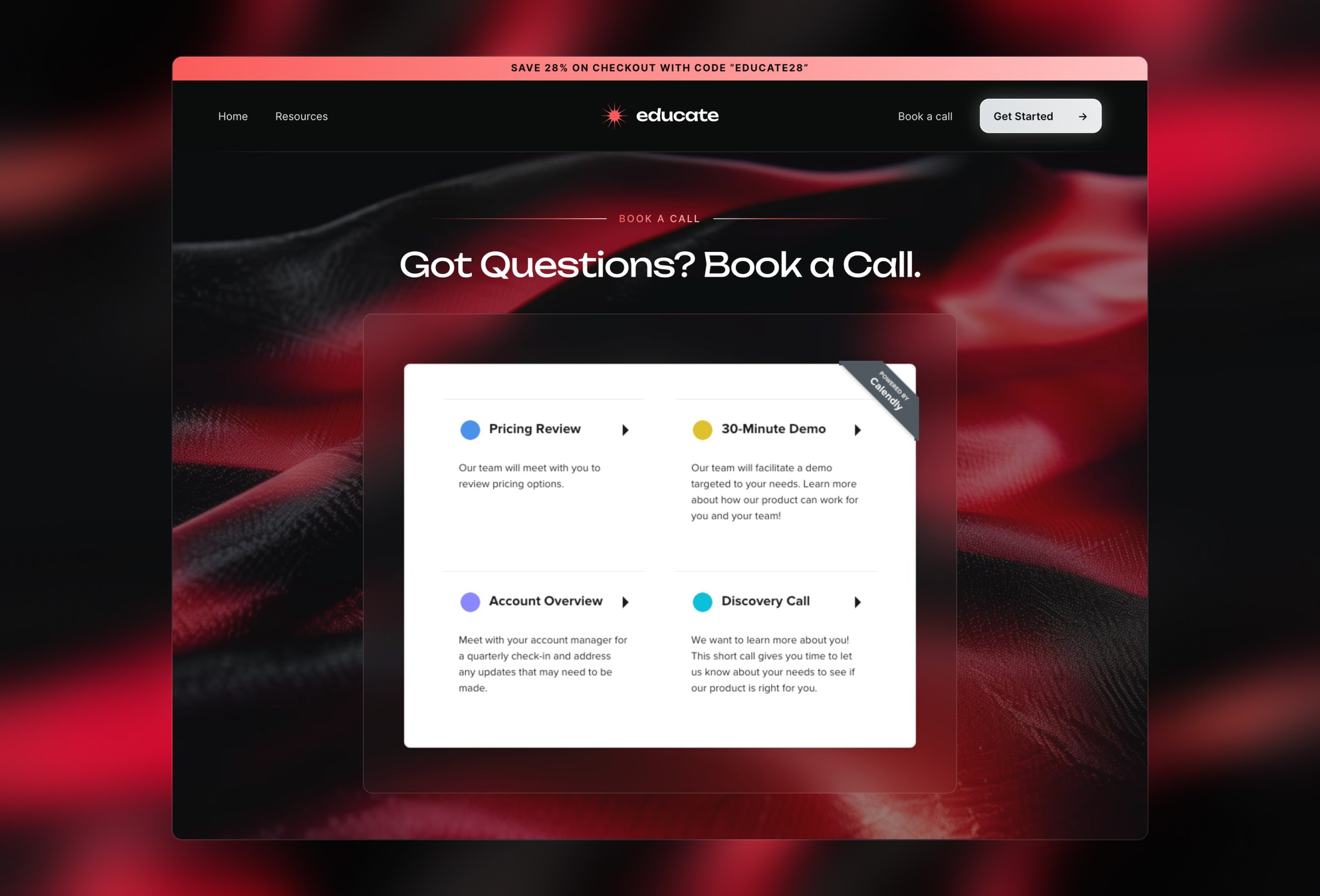 Educate - Digital Course Landing Page Template - Wize Templates