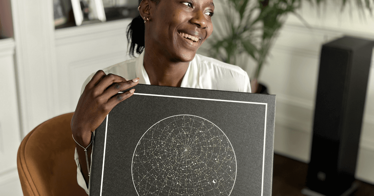 Canvas Prints - The Night Sky - Custom Star Maps