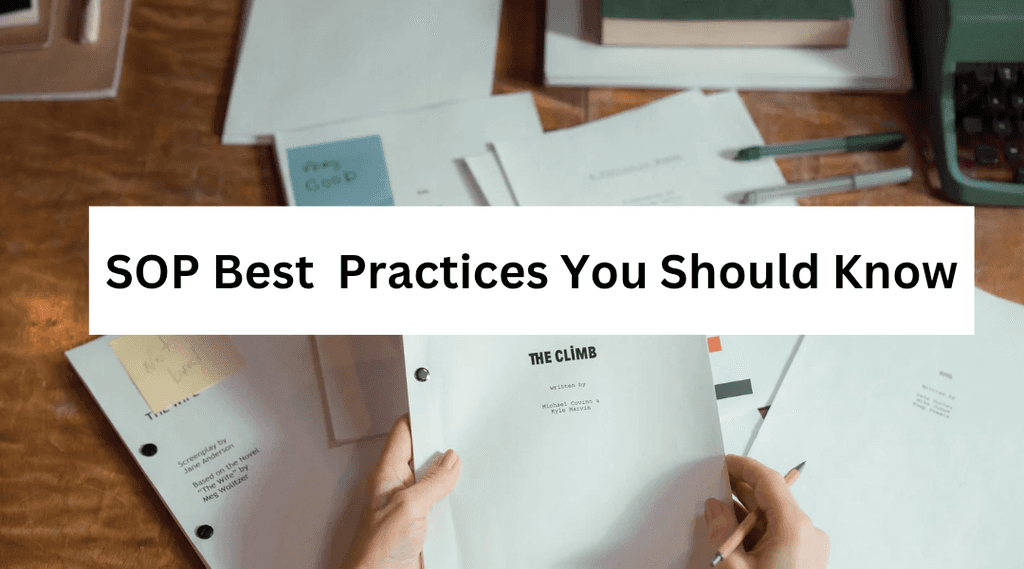 11 SOP Best Practices You Must Know - Trupeer.ai