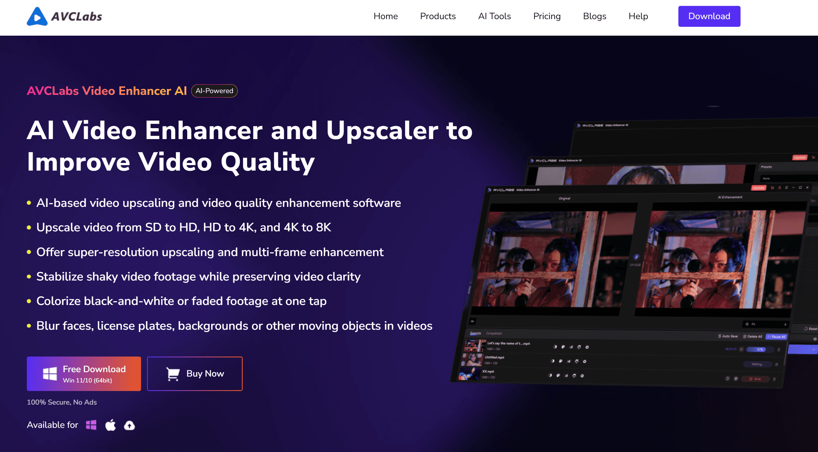 AVCLabs Video Enhancer AI Review 2025: Features, Pricing, Pros & Cons ...