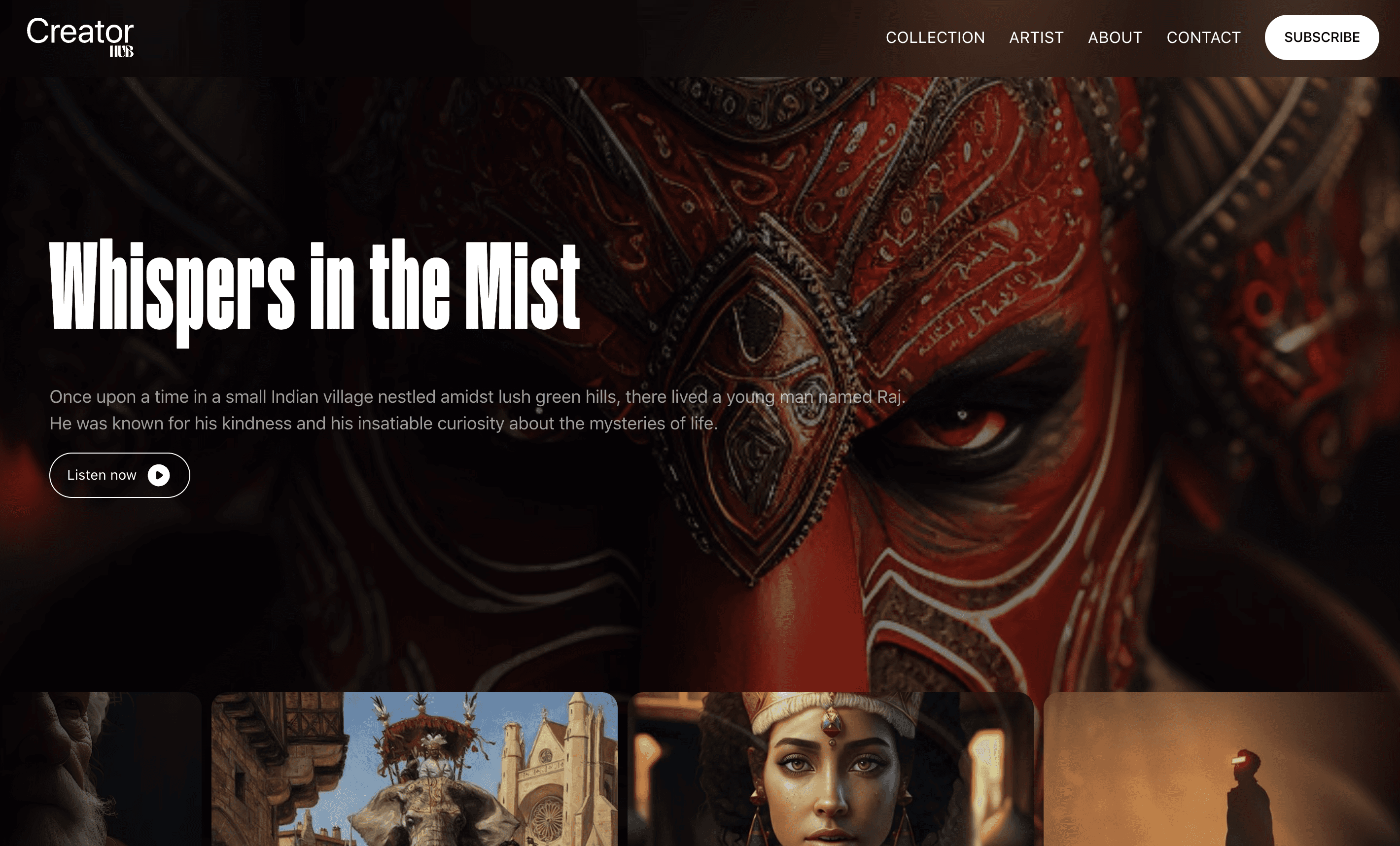 CreatorHub - Story Collection