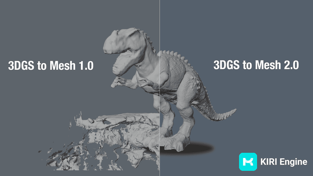 Kiri Engine 3DGS to Mesh 2.0 Released - Radiance Fields