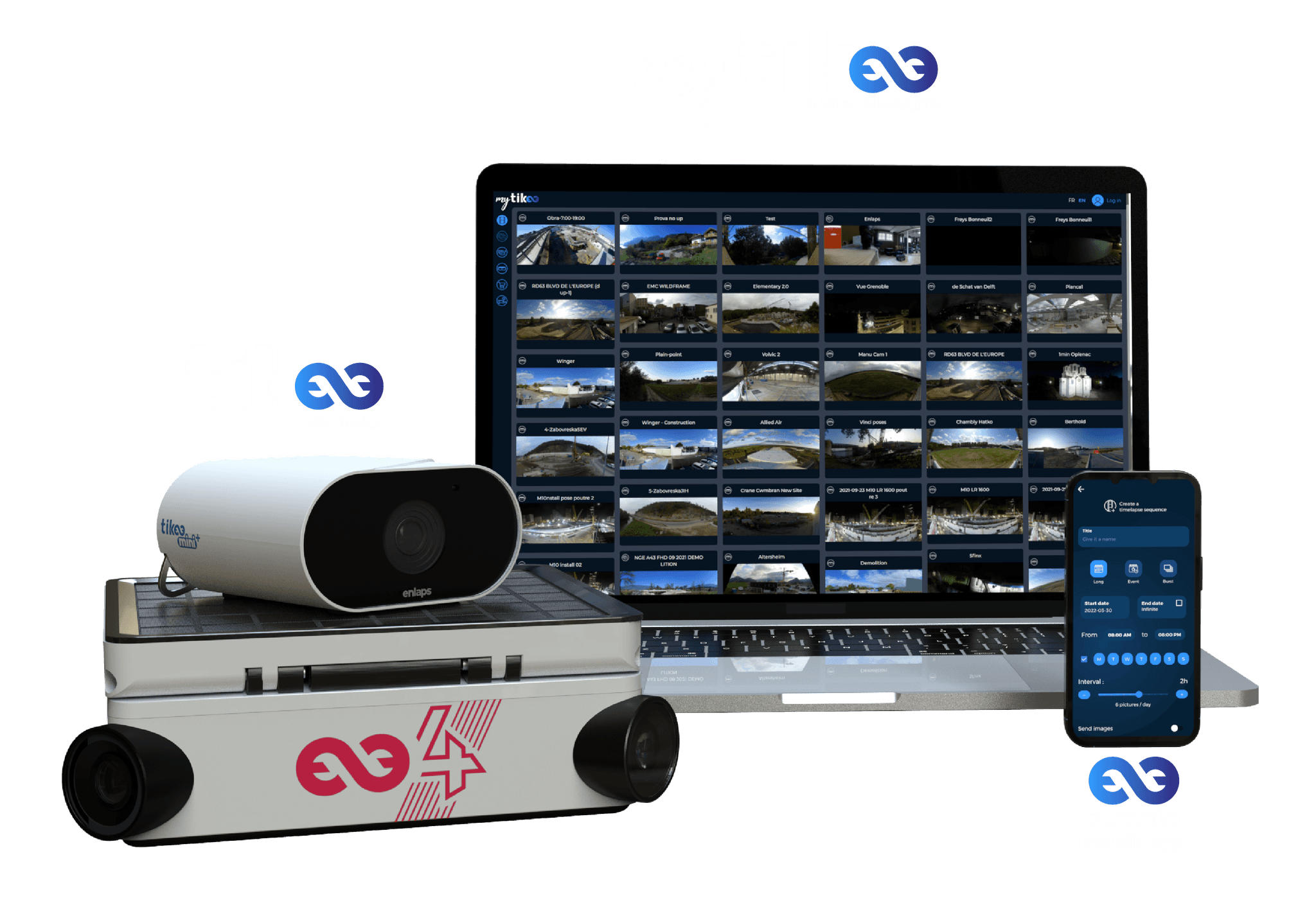 Enlaps: professional timelapse cameras for remote project monitoring