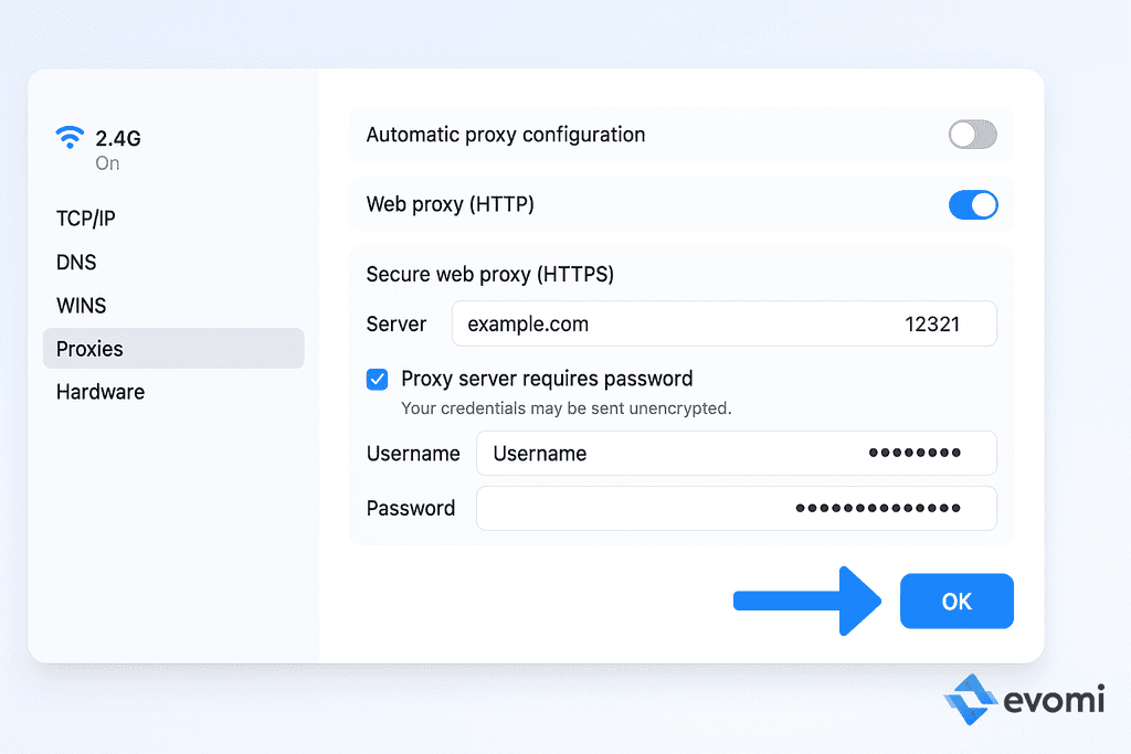 Chrome Proxy Setup for Windows & macOS (Step-by-Step) - Evomi Blog