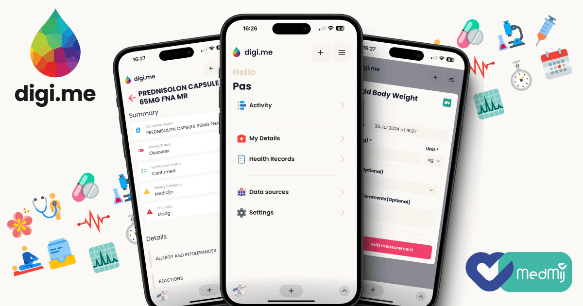 digi.me - Medisch Dossier Viewer