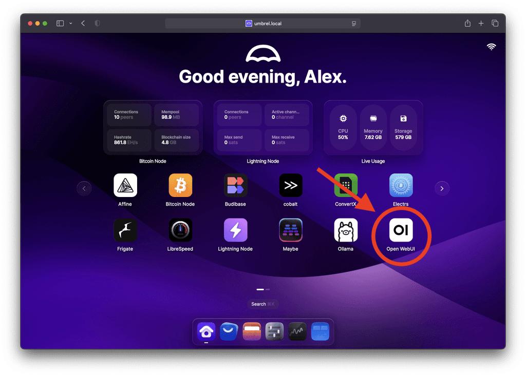 Installing Apps - Umbrel - Personal home server and OS for self-hosting