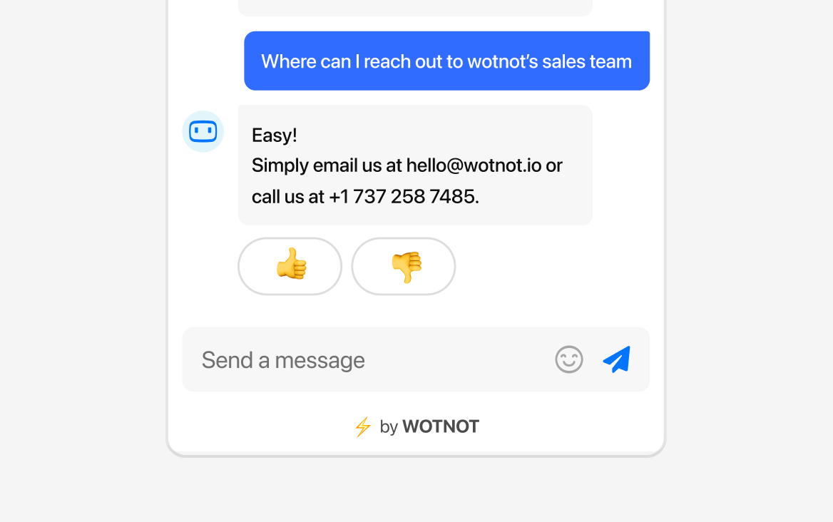 WotNot platform | WotNot