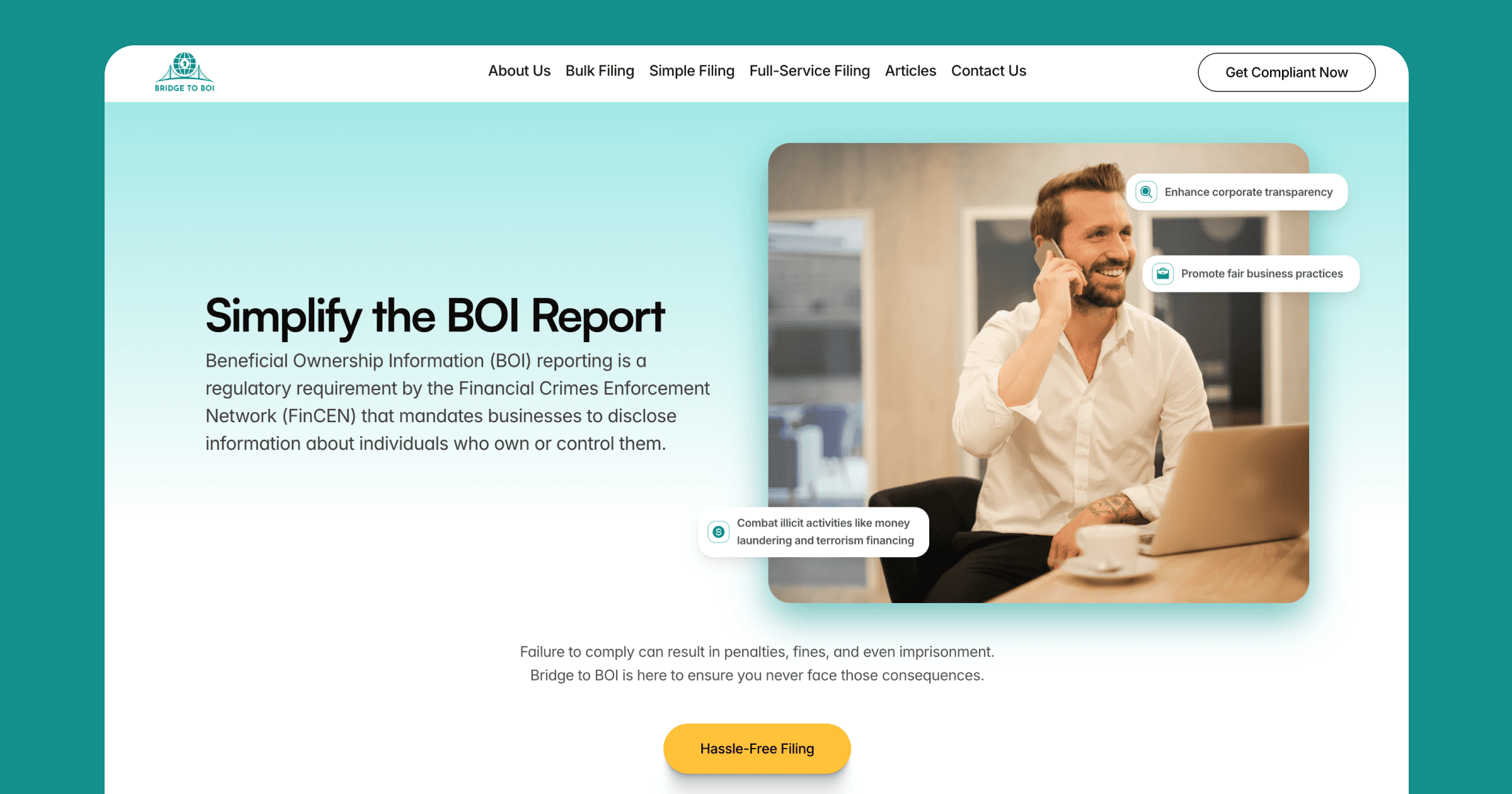 Hassle-Free BOI Compliance & Filing | Bridge to BOI