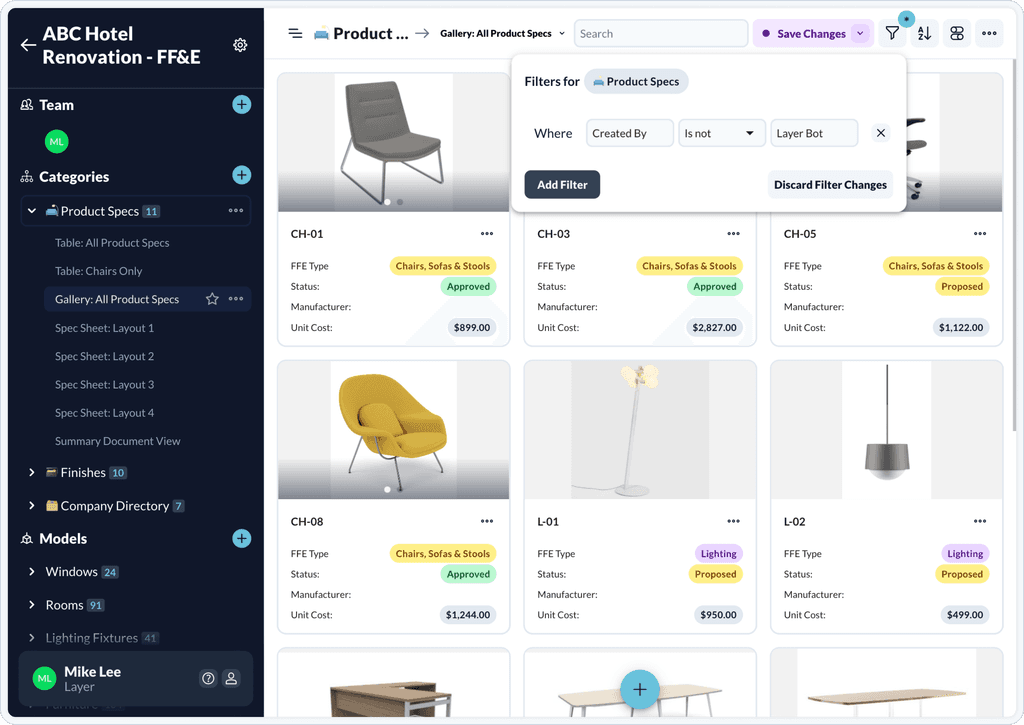 An Introduction to Furniture Schedules