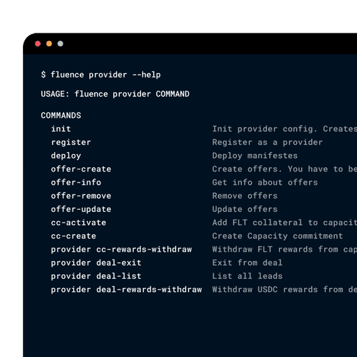 Fluence Cloudless | Decentralized computing DePIN platform