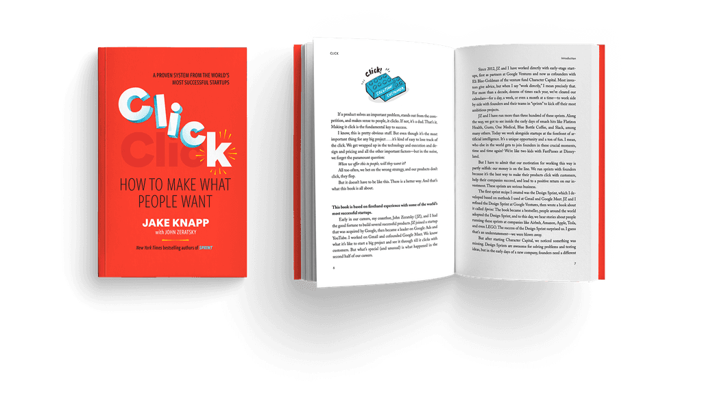 'Click' - The New Book from the Authors of NYT bestseller 'Sprint'!
