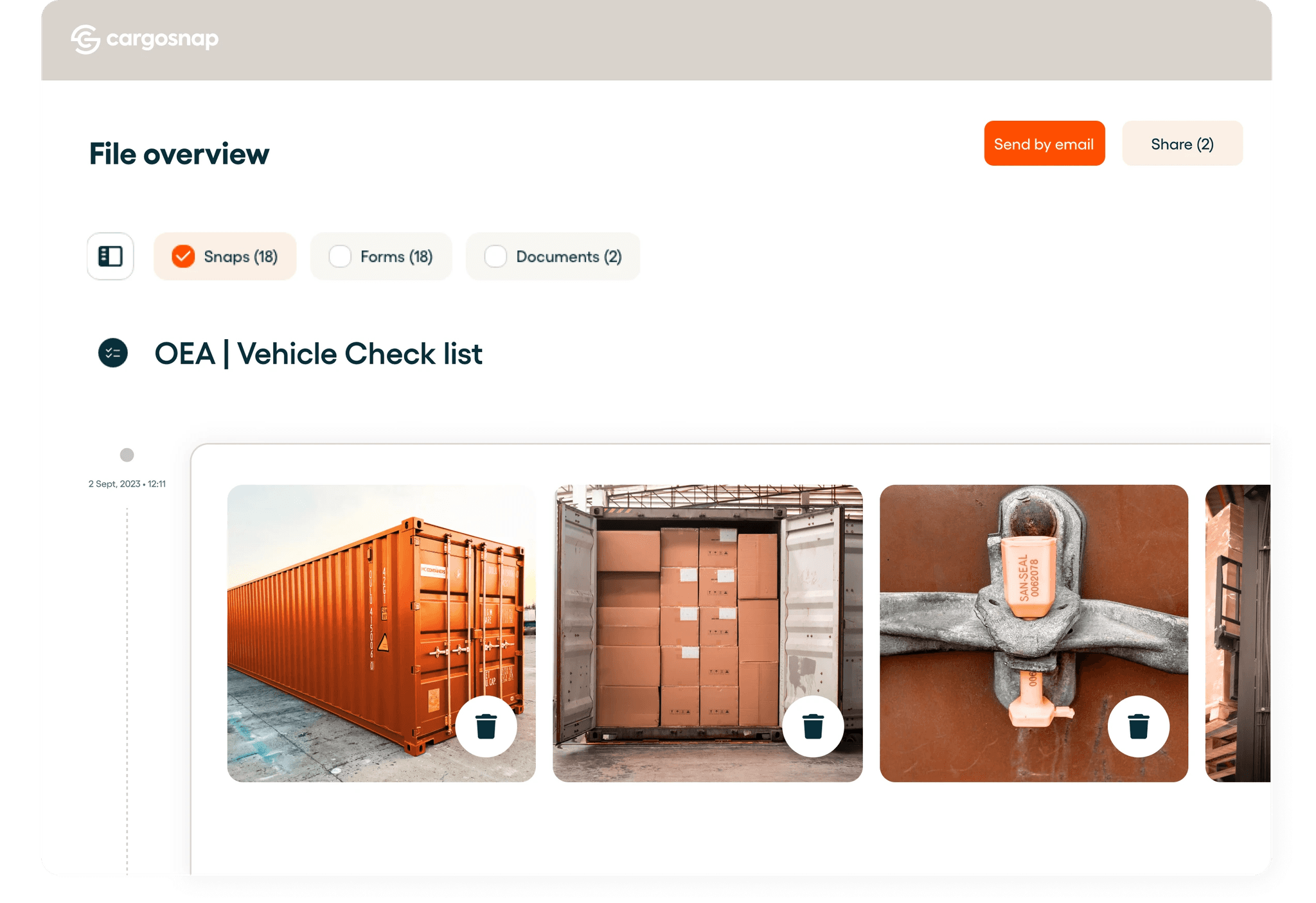 Cargo Inspection Software - Cargosnap