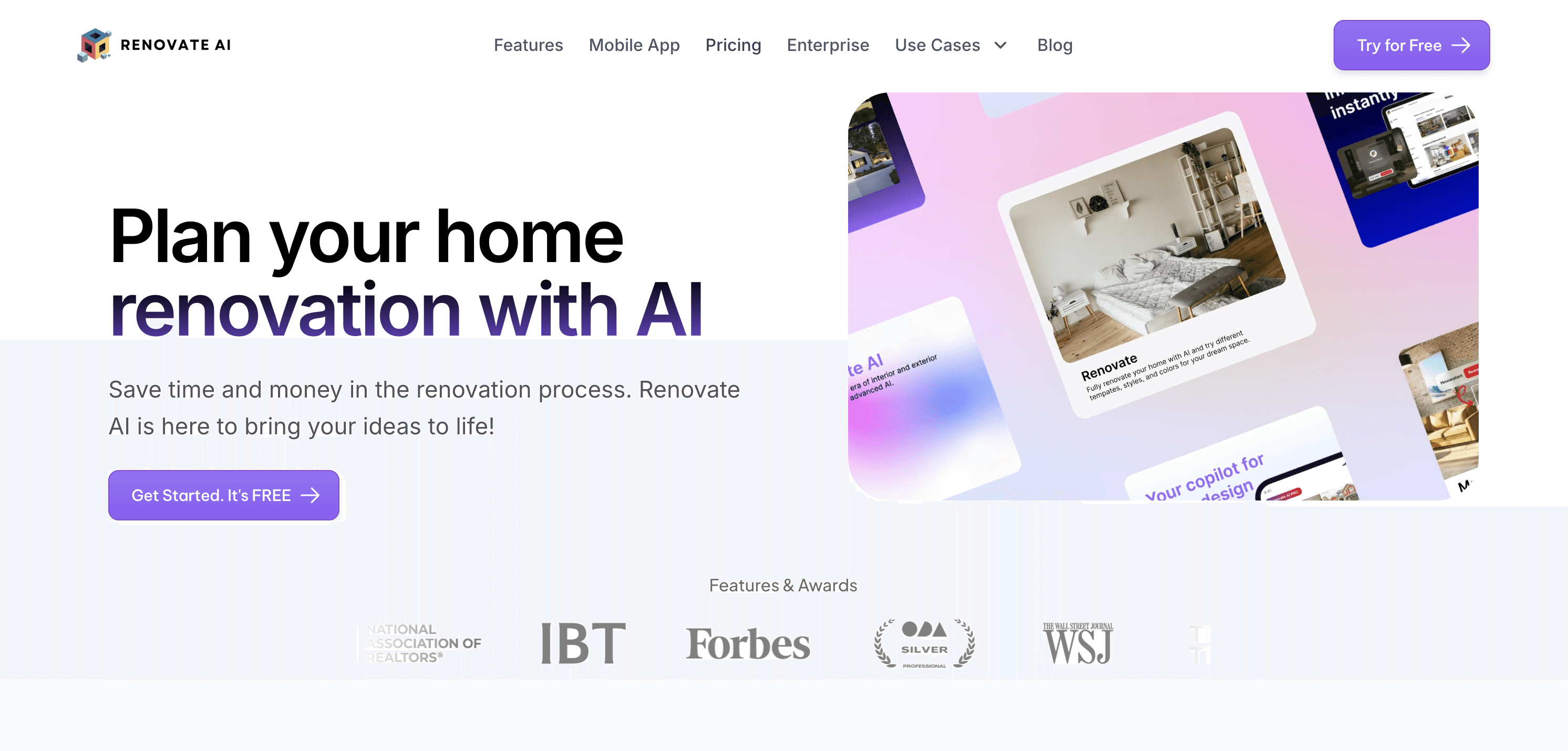 Renovate AI Mobile App – Design Spaces On-the-Go